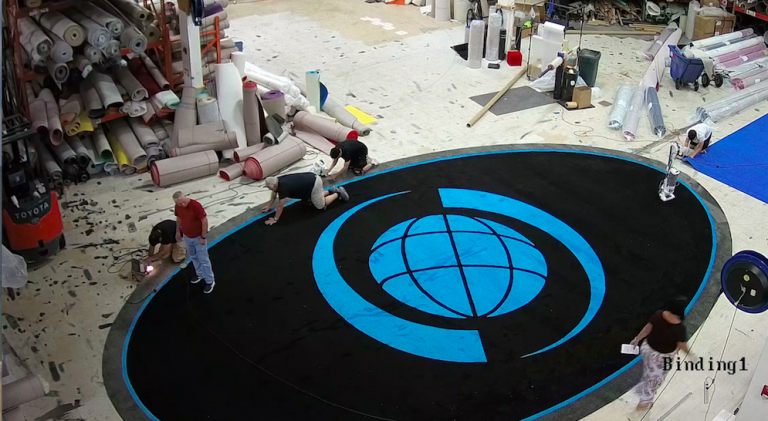 Creating a Custom Made High-Detail Logo Area Rug | Event Rugs